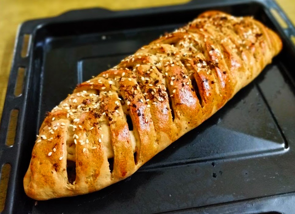 CHICKEN BRAIDED BREAD : Ahaaa Food